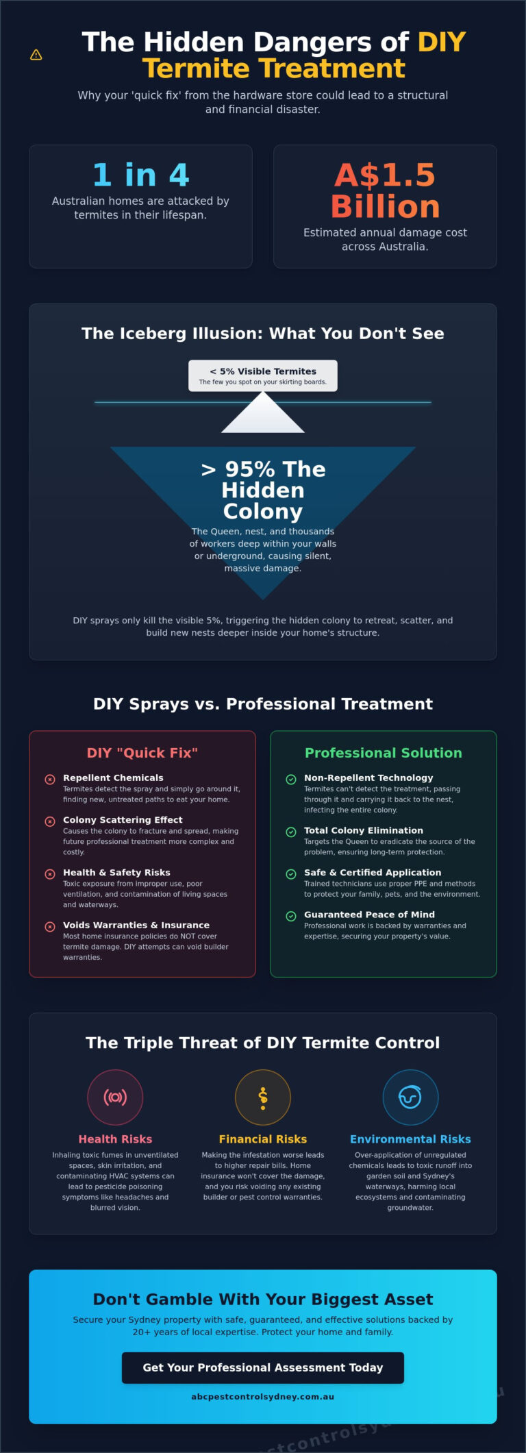 The Hidden Dangers of DIY Termite Treatment: Why Home Kits Often Fail ...